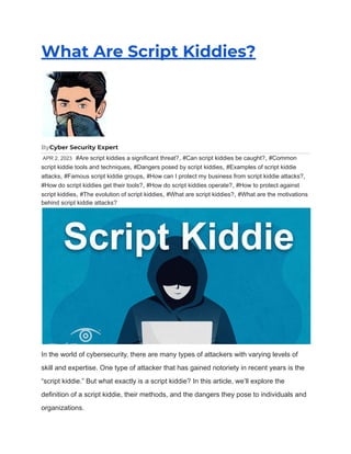 What Are Script Kiddies.pdf