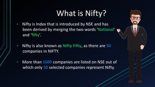 What are sensex and nifty | PPT