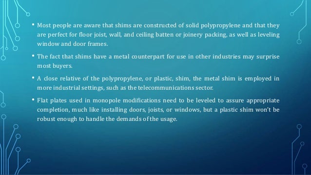 What Are Shims And Why Are They Important.pptx