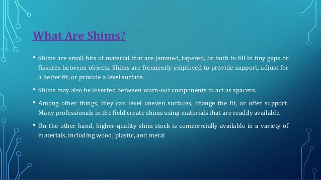 What Are Shims And Why Are They Important.pptx