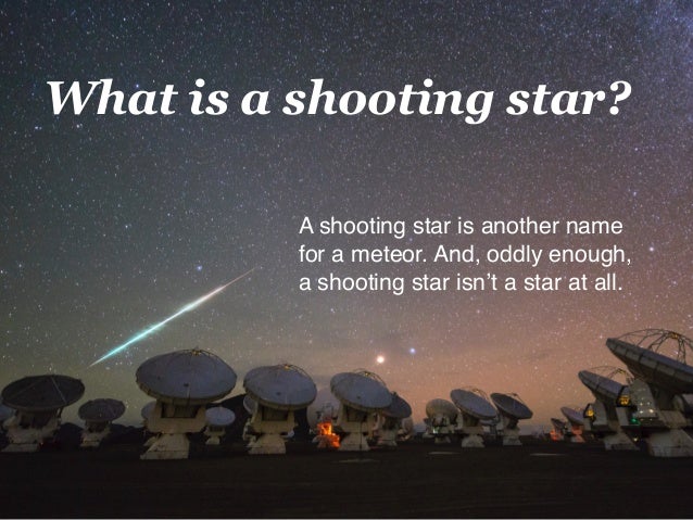 Metaphors Of Stars Meteors