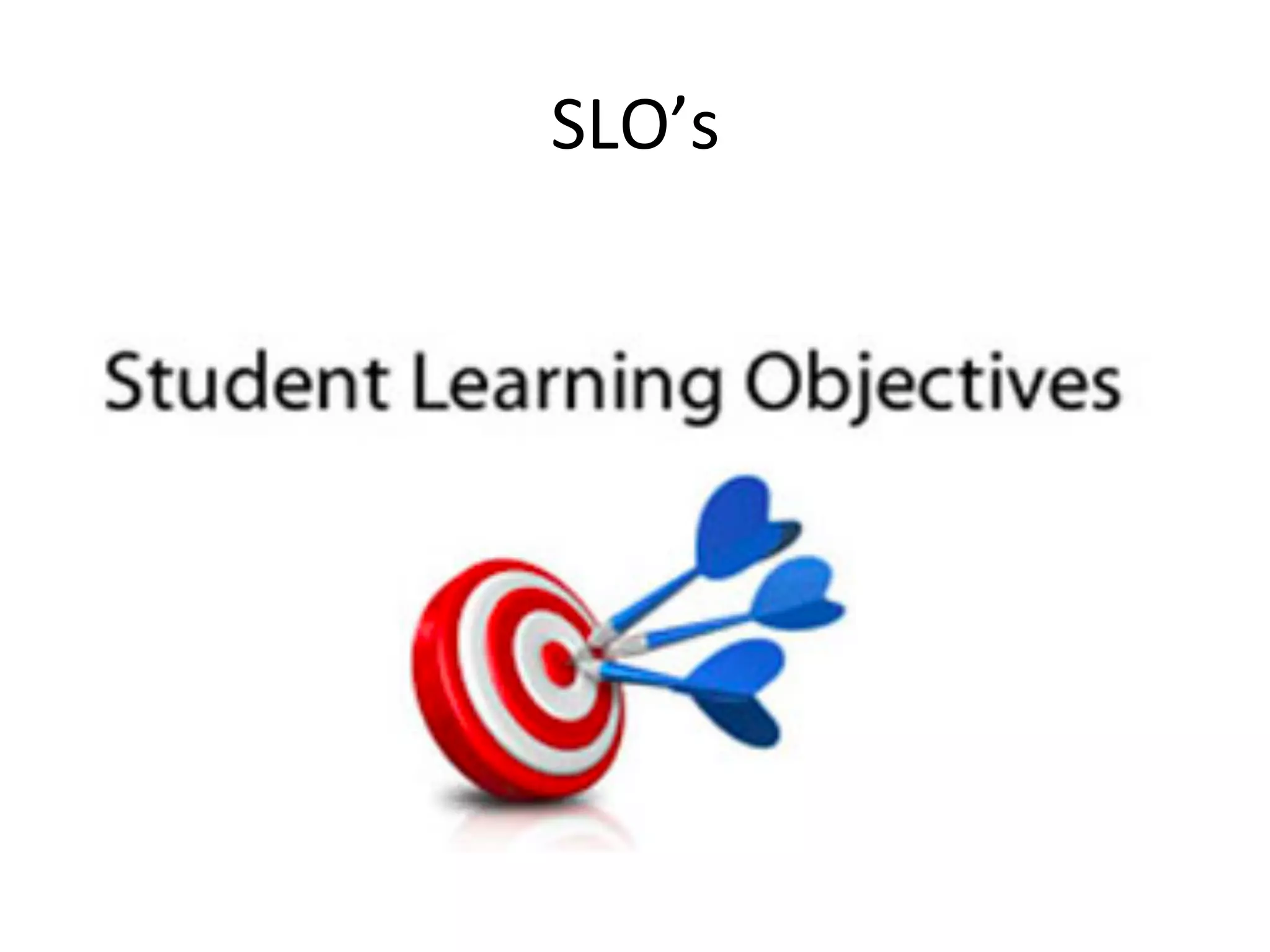 What are SLO's | PDF | Educational Assessment | Education