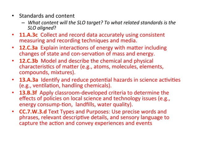 What are SLO's | PDF | Educational Assessment | Education