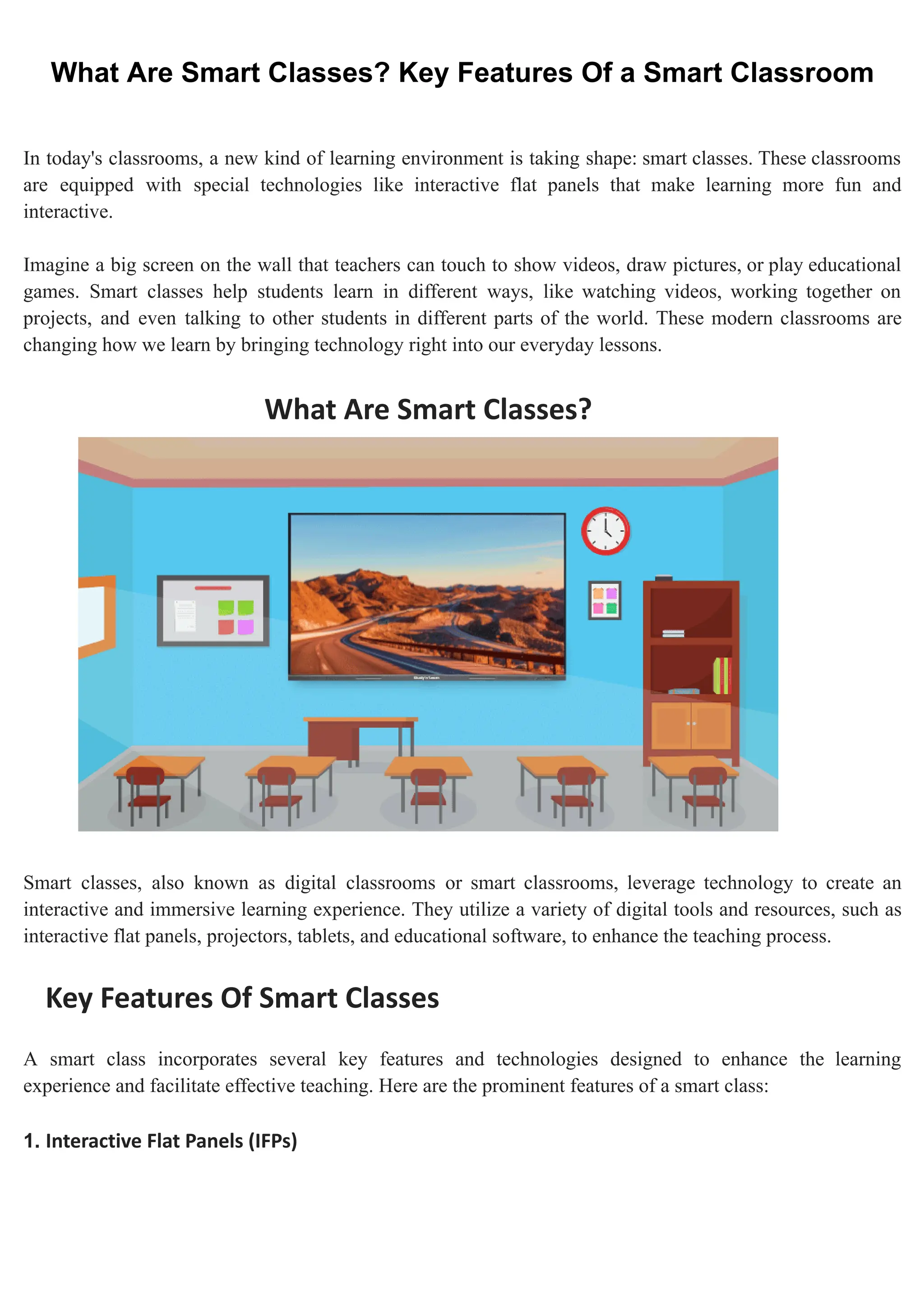 What Are Smart Classes_ Key Features Of a Smart Classroom.pdf