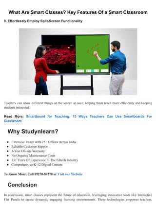 What Are Smart Classes_ Key Features Of a Smart Classroom.pdf