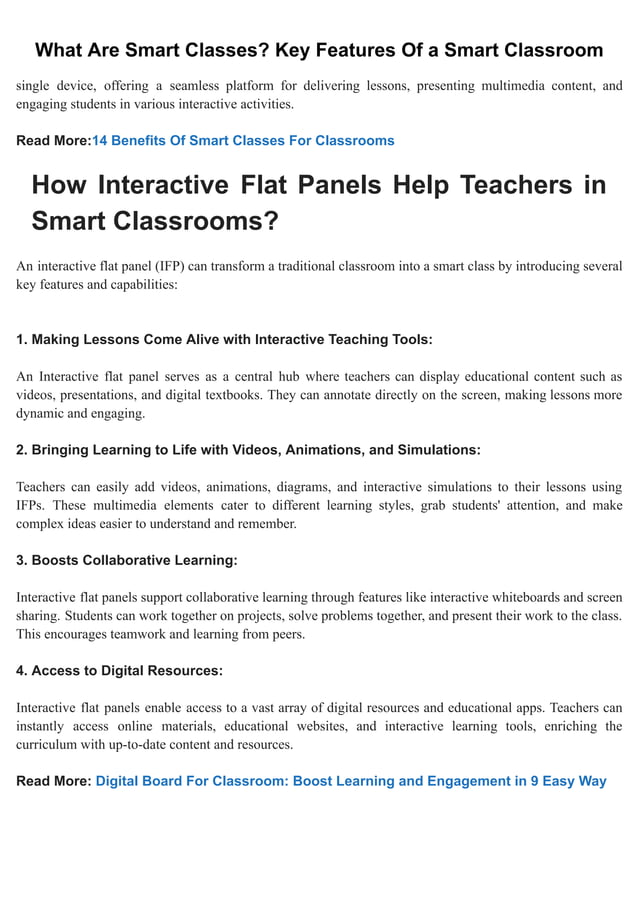 What Are Smart Classes_ Key Features Of a Smart Classroom.pdf | Technology & Computing