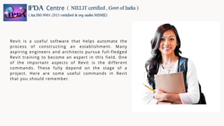 What are Some of the Useful Commands in Revit Architecture? | PDF