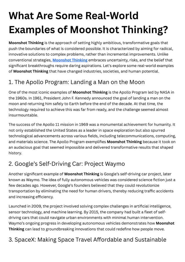What Are Some Real-World Examples of Moonshot Thinking.pdf