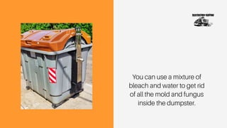 What are Some Tips to Help Keep Your Dumpster Clean | PPTX