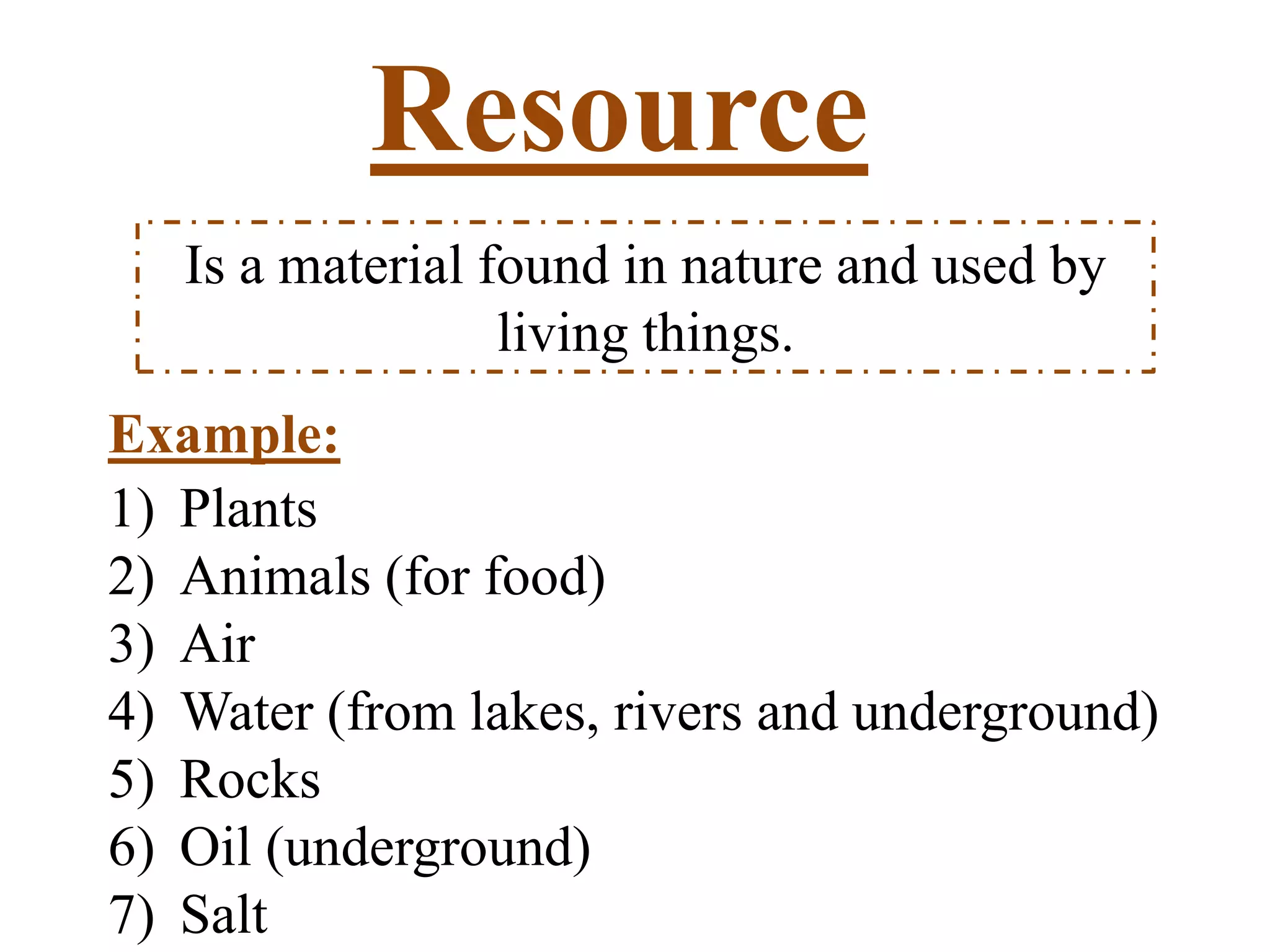 Examples Of Resources