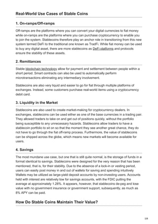 What are Stablecoins How They Work and Types.pdf