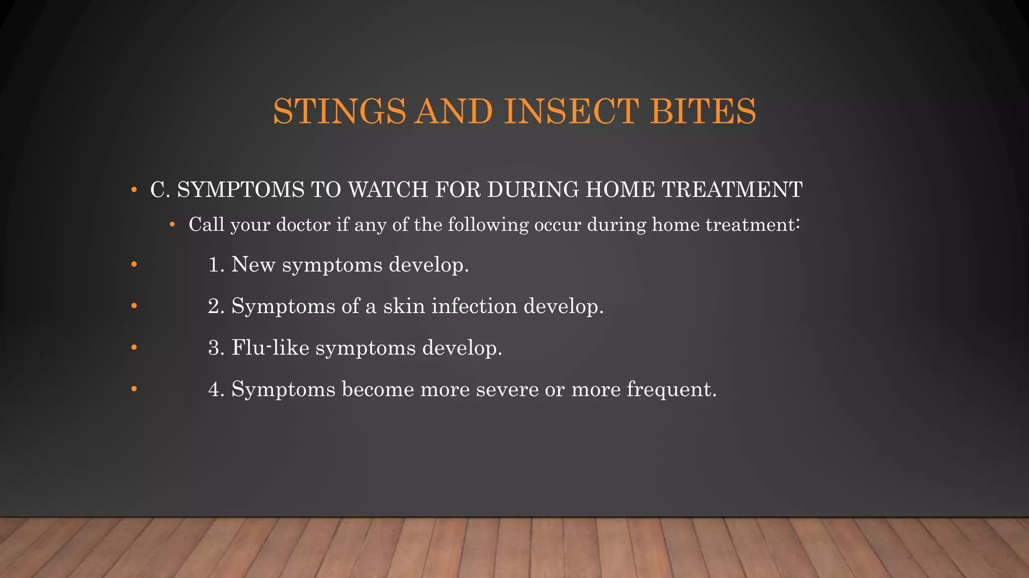 What are stings and insect bites | PPTX