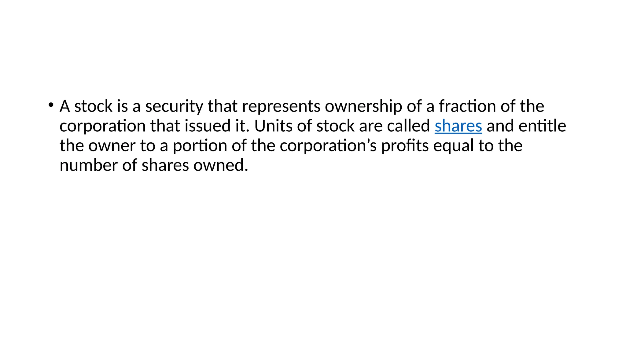 What Are Stocks.pptx share preference share | PPTX