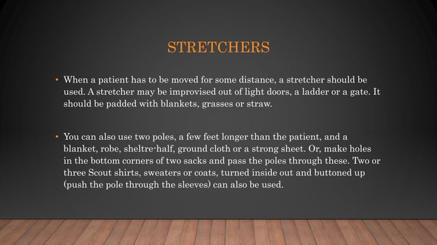 What are stretchers | PPTX