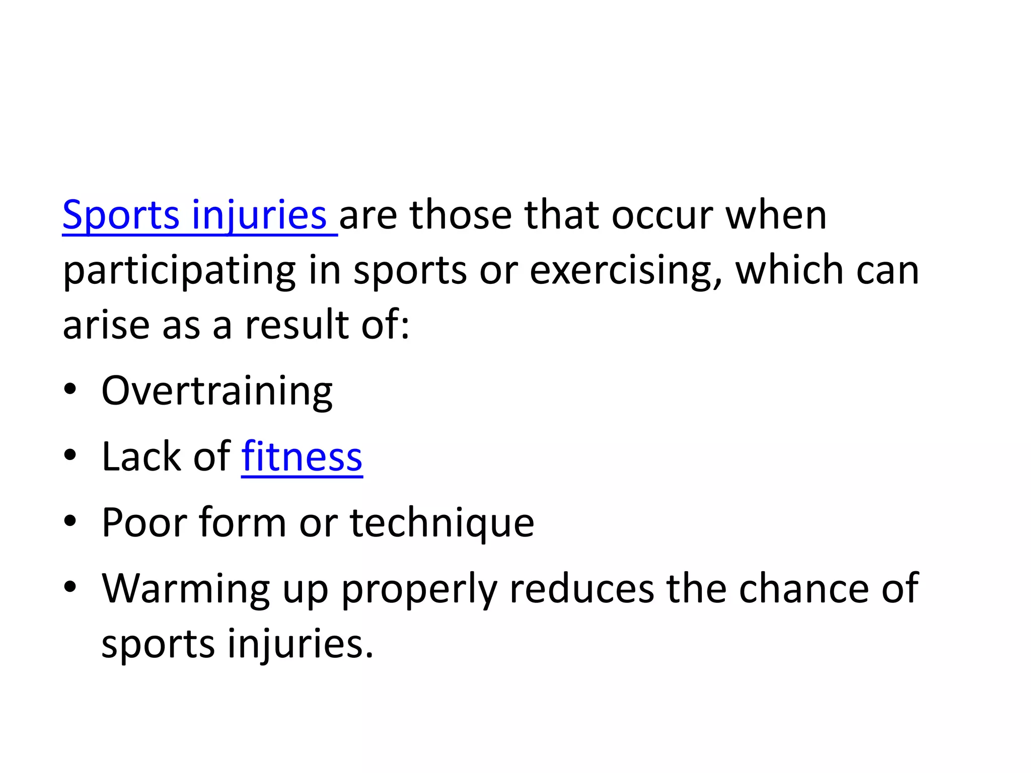 What Are the 10 Common Types of Sports Injuries | PPT