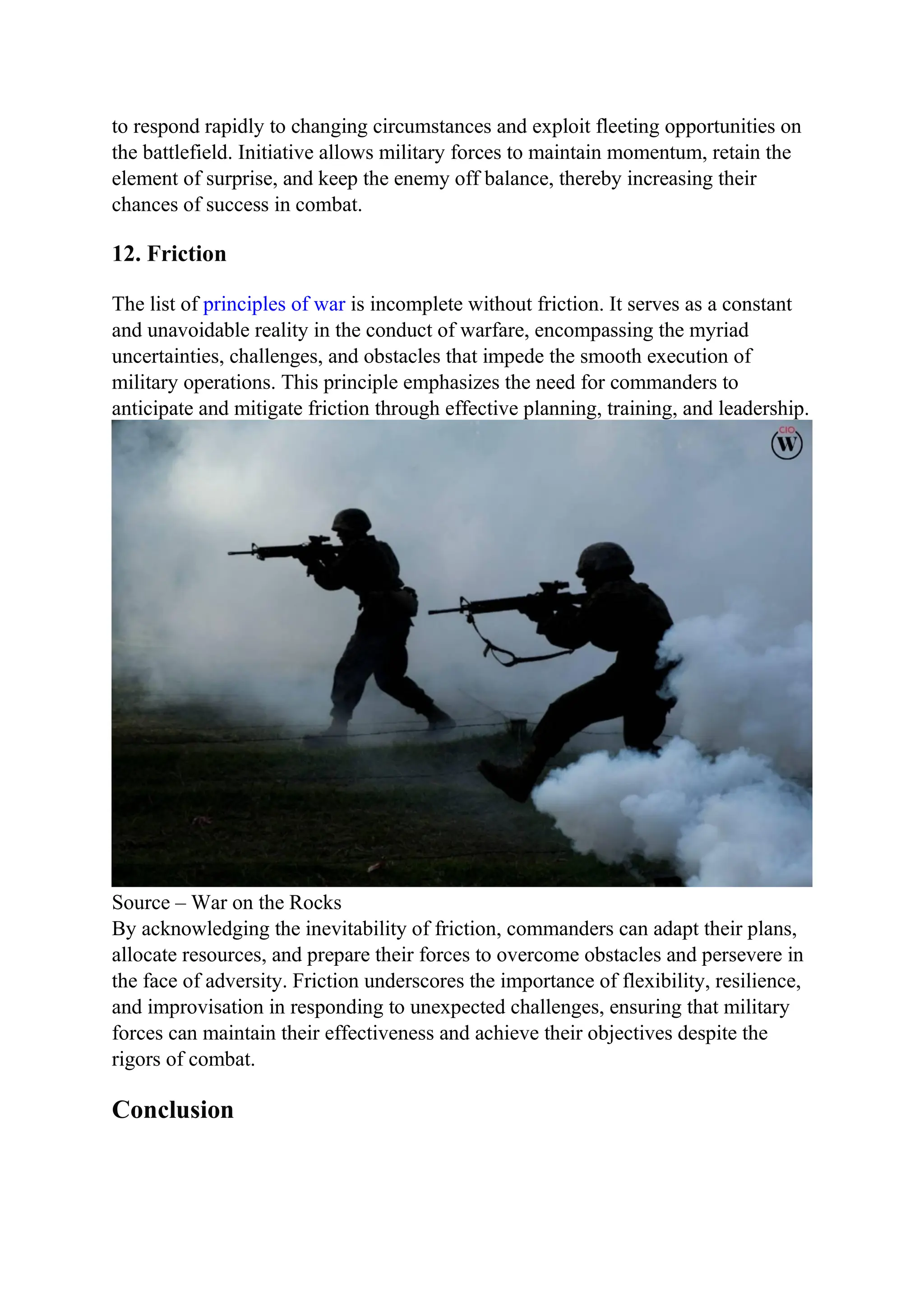 What are the 12 Principles of War? A Comprehensive Guide | CIO Women ...