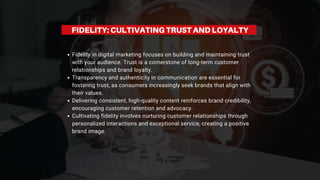 What are the 4 F's of digital marketing. | PDF