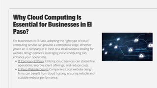What Are the 4 Types of Cloud Computing? | PPT