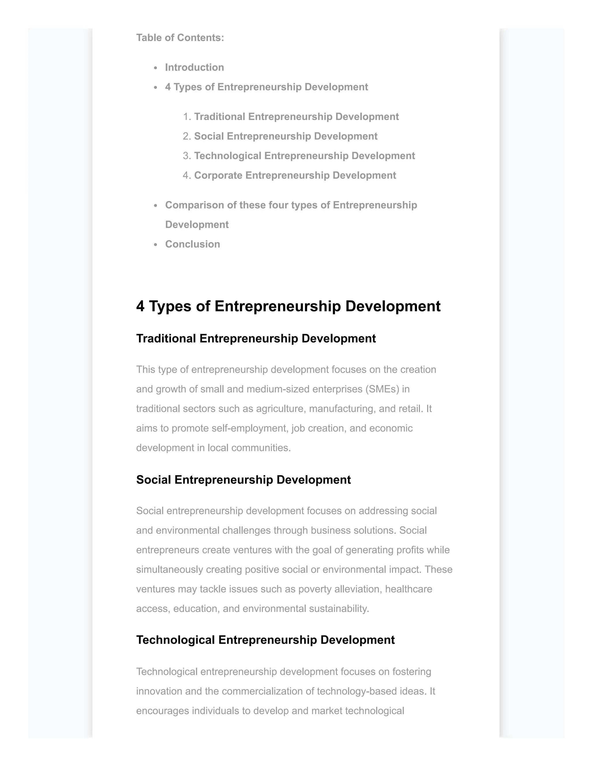 What are the 4 types of entrepreneurship development.pdf
