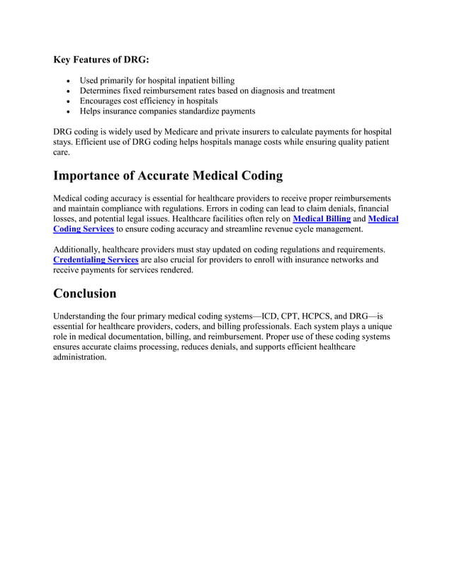 What Are the 4 Types of Medical Coding Systems.pdf