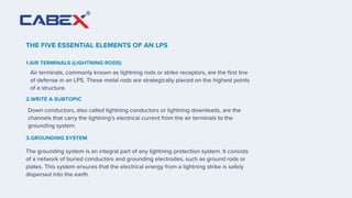 What are the 5 elements of a lightning protection system.pdf