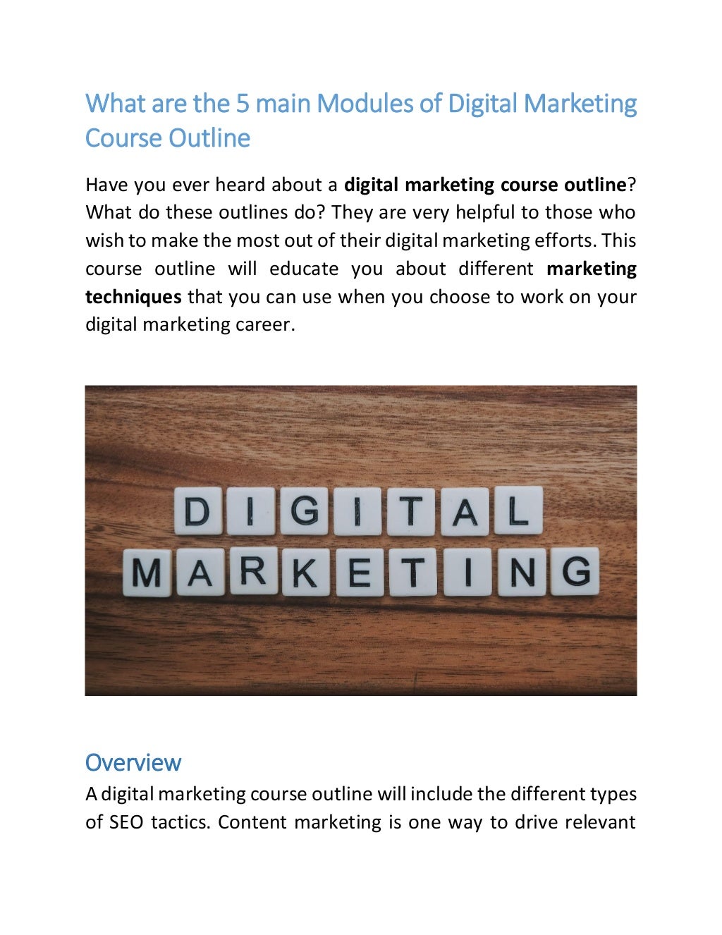 What Are The 5 Main Modules Of Digital Marketing Course Outline what-are-the-5-main-modules-of-digital-marketing-course-outline