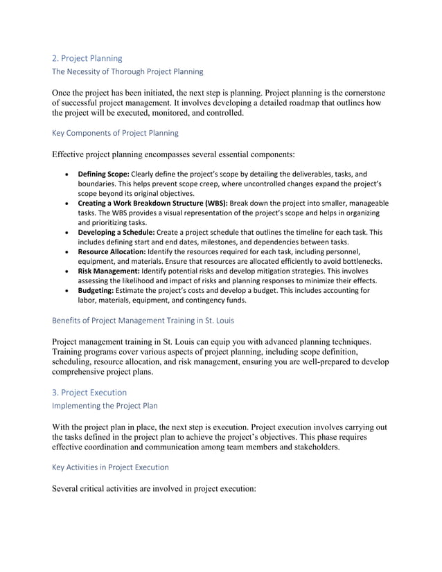 What Are the 5 Steps in Project Management? A Beginner's Guide | PDF