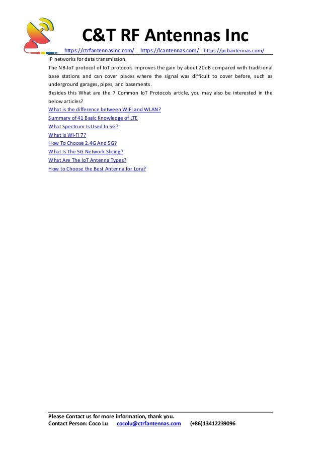 What are the 7 Common IoT Protocols.pdf | Internet | Computing