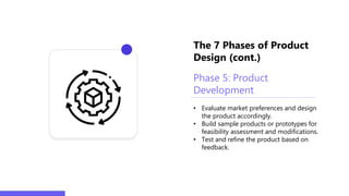 What are the 7 Phases of Product Design | PPTX