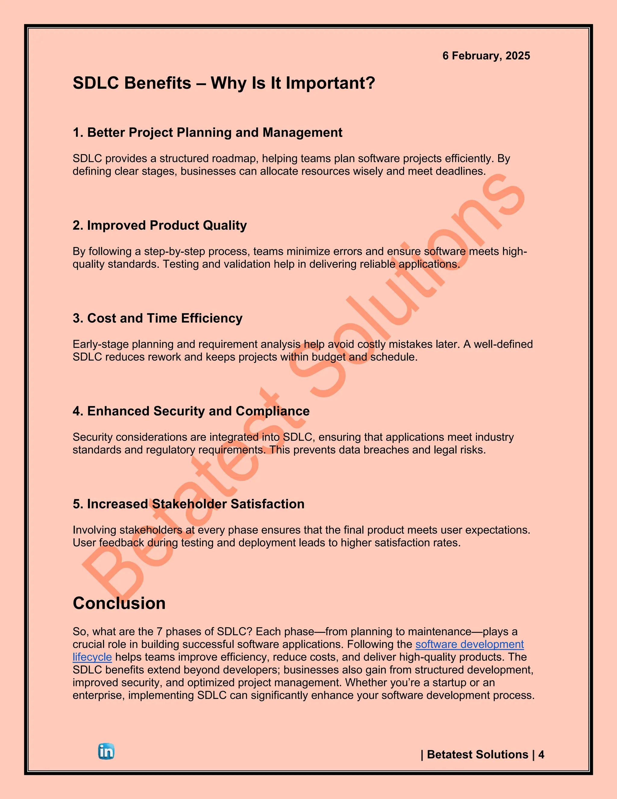 What Are the 7 Phases of SDLC Learn the Software Development Lifecycle ...