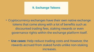 What are the 9 types of crypto tokens.pptx