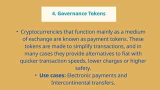 What are the 9 types of crypto tokens.pptx