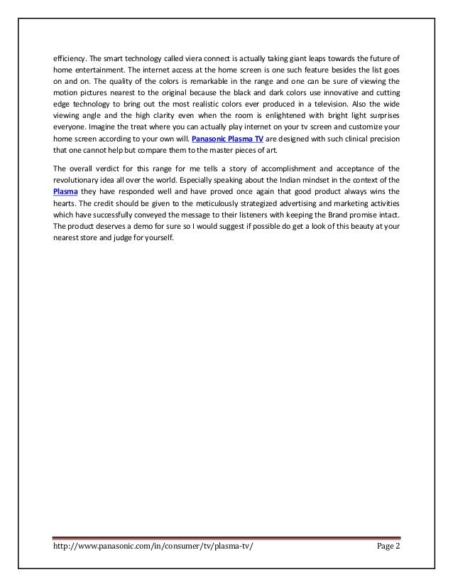 Plasma TV | PDF | Consumer Electronics | Technology & Computing