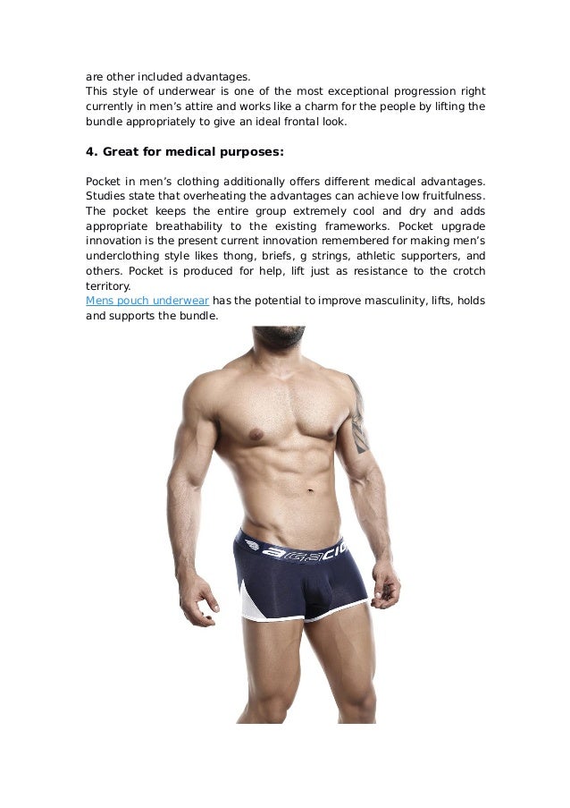 What Are The Advantages And Disadvantages Of Mens Pouch Underwear