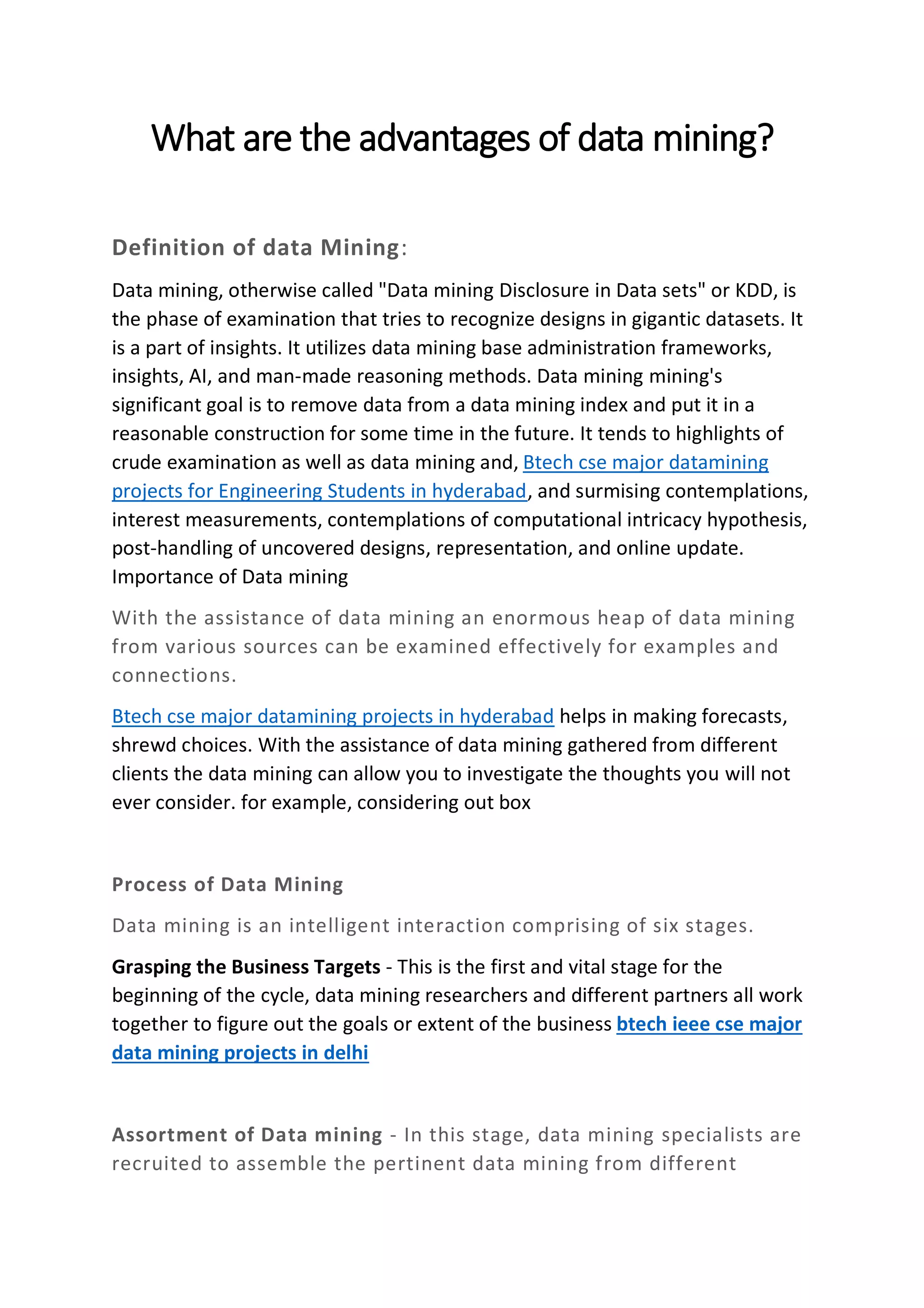 What are the advantages of data mining.pdf