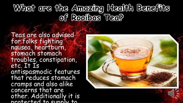 What are the amazing health benefits of rooibos tea