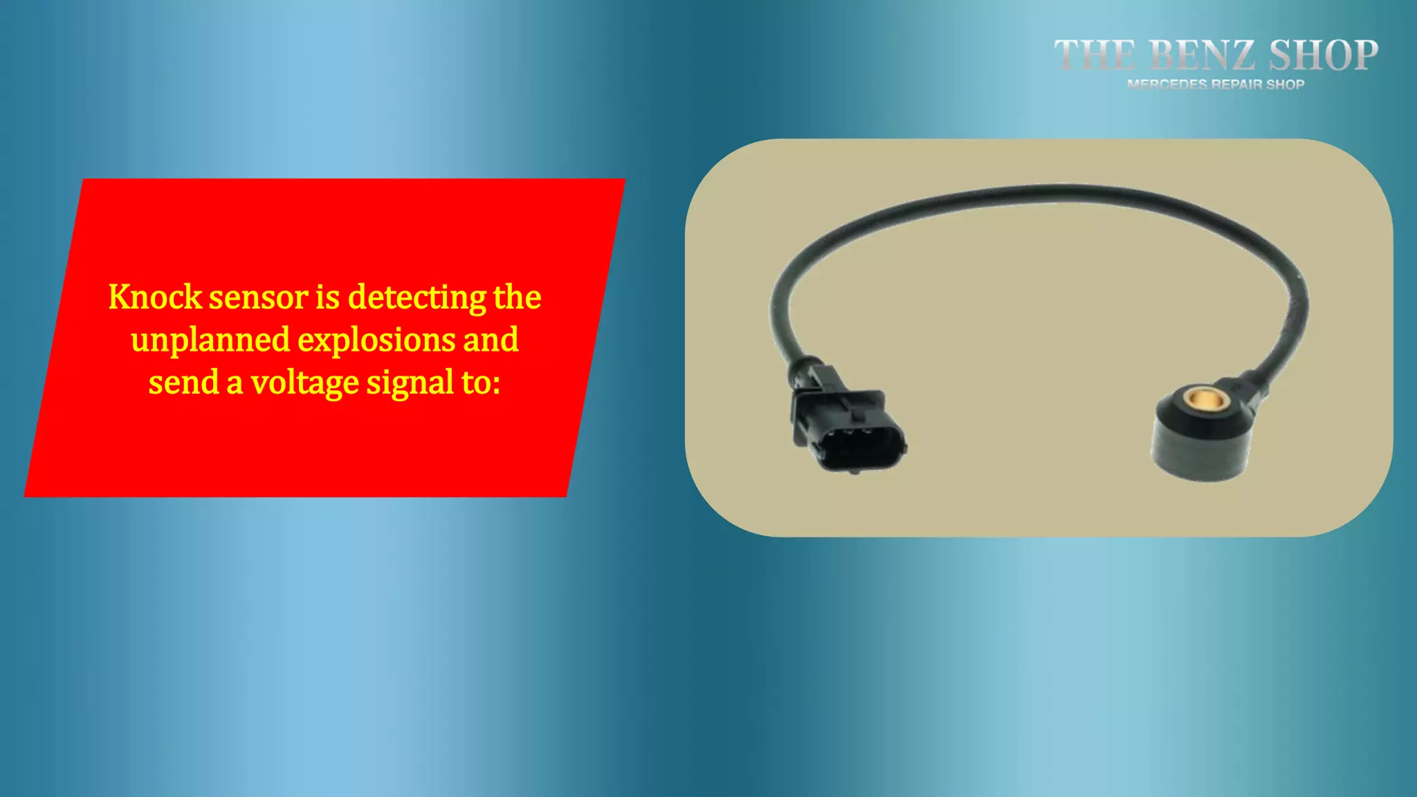 What are the Bad Knock Sensor Syndromes Arising in the Car | PPTX