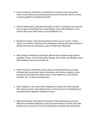 What are the basic key concepts before learning Azure Data Engineer.docx