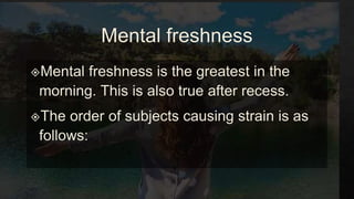 What are the basic principles of time table? | PPT