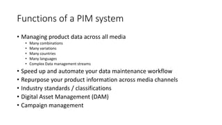 What are the benefits of a Product Information Management (PIM) system ...