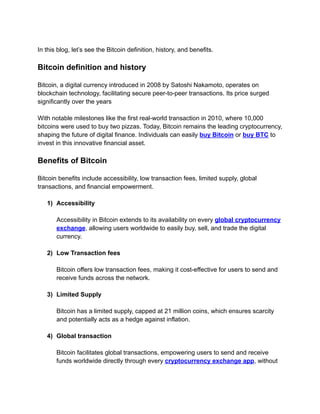 What Are the Benefits of Bitcoin(BTC).pdf