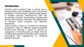 What Are The Benefits of Intruder Alarm System.pdf