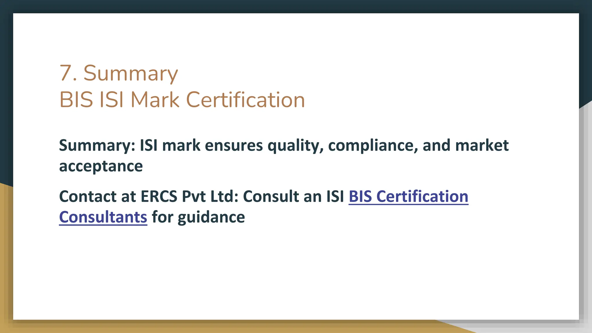 What are the benefits of ISI mark - Get ISI Mark | PPTX