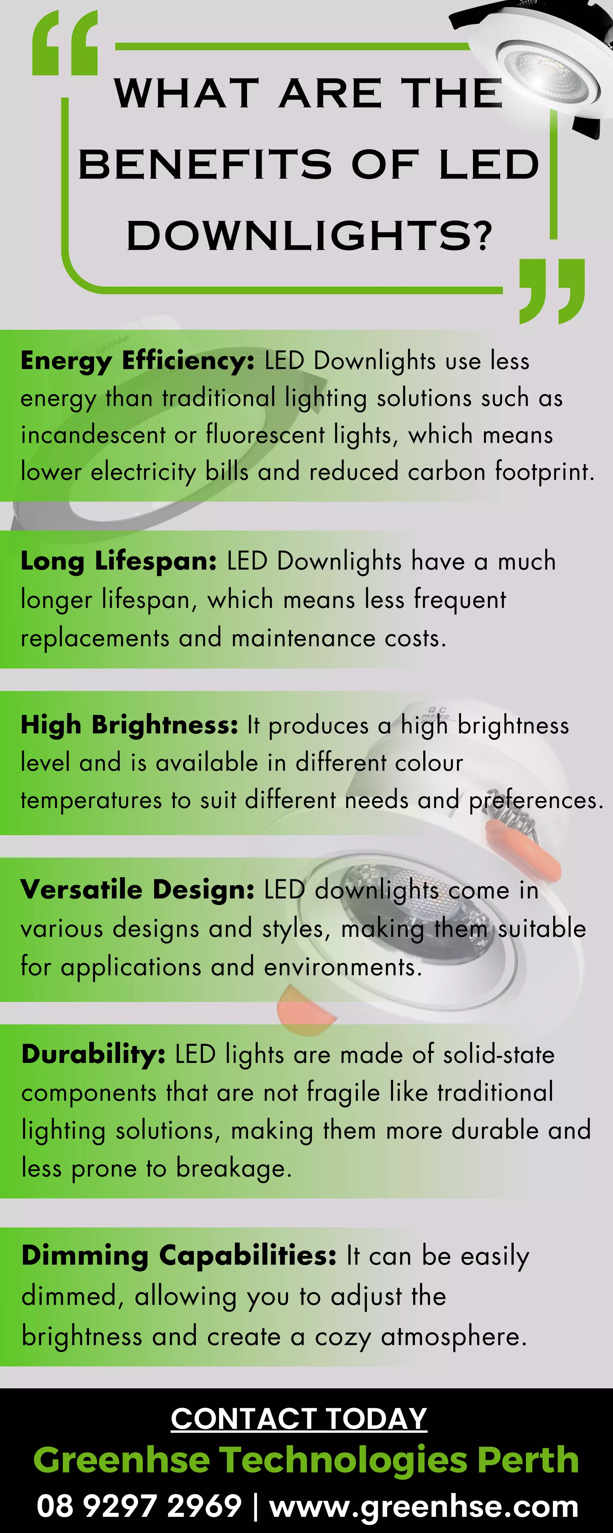 What Are the Benefits of LED Downlights? | PDF