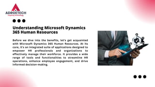 What are the benefits of Microsoft Dynamics 365 Human Resources.pdf