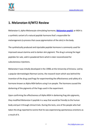 What are the benefits of mt2 | PDF