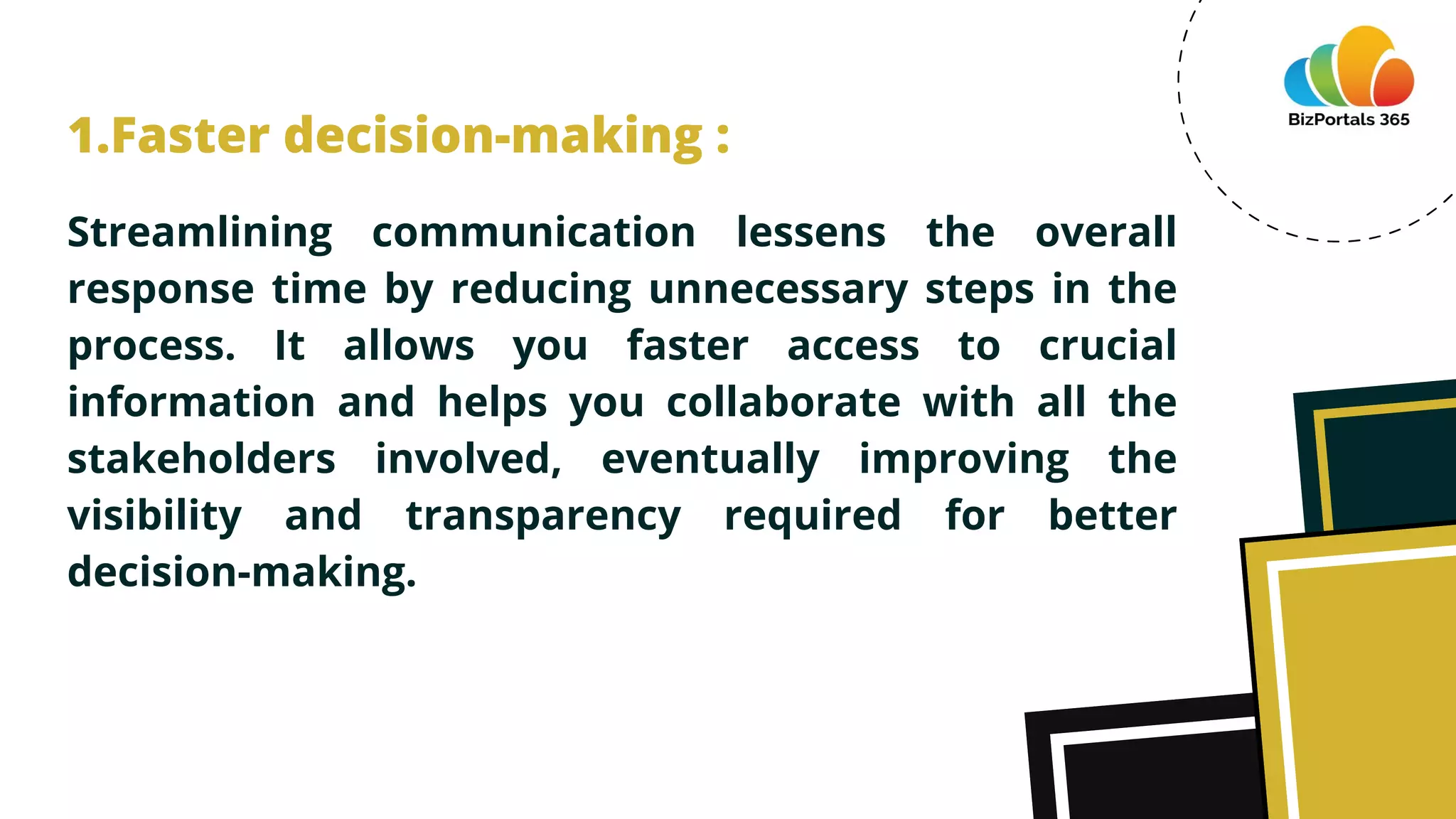 What Are The Benefits Of Streamlining Business Processes Ppt