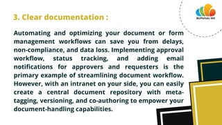 What Are the Benefits of Streamlining Business Processes? | PDF