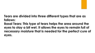 What are the Benefits of Tears for Your Health? | PPTX