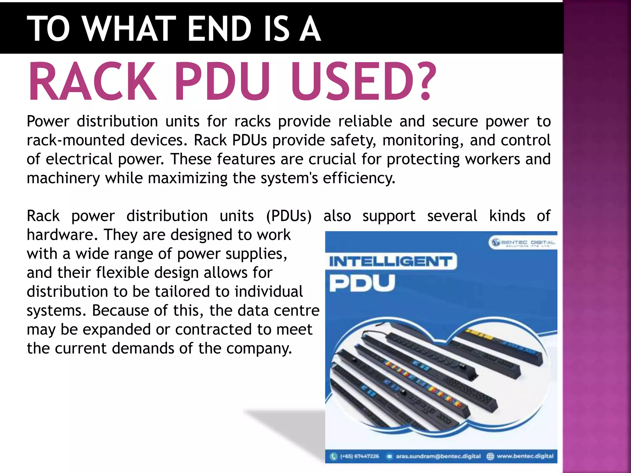 What Are The Benefits Of Using A Rack PDU? | PPT